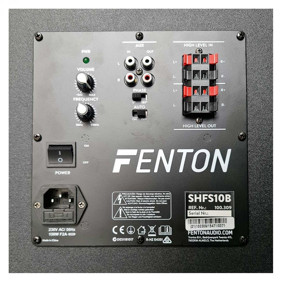 Aktivni Sub Woofer SHFS10B 10” 100W RMS FENTON | Cijena | Hrvatska