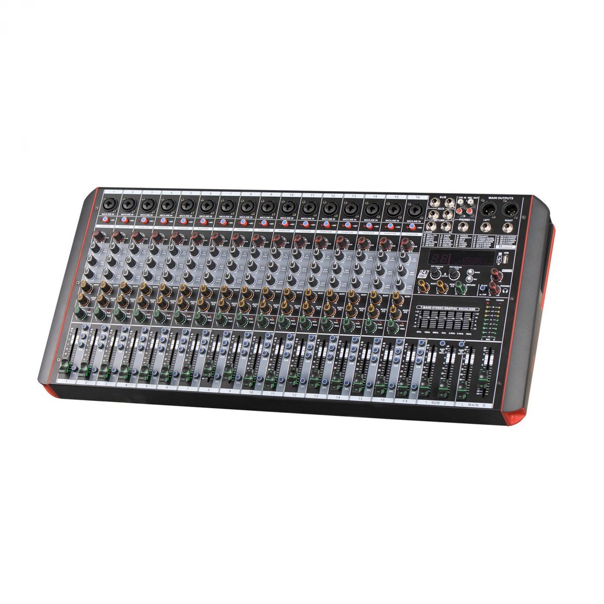 Mikser EX1202 PRO 16 ulaza, USB MP3/REC, DSP multiefekt X-AUDIO ...