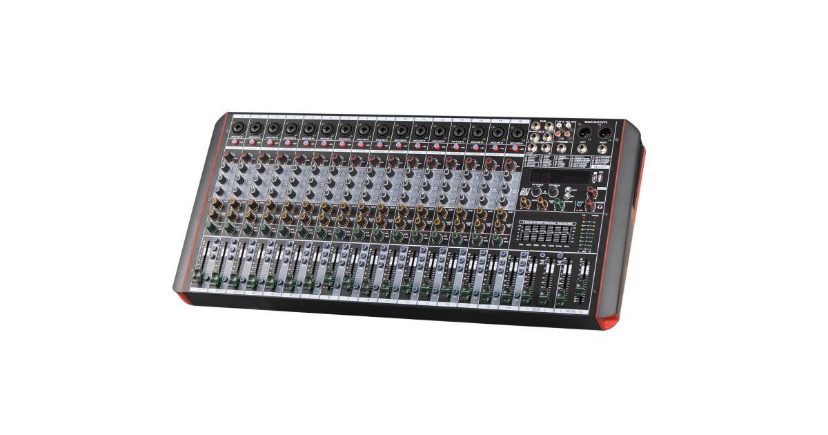 Mikser EX1202 PRO 16 ulaza, USB MP3/REC, DSP multiefekt X-AUDIO ...