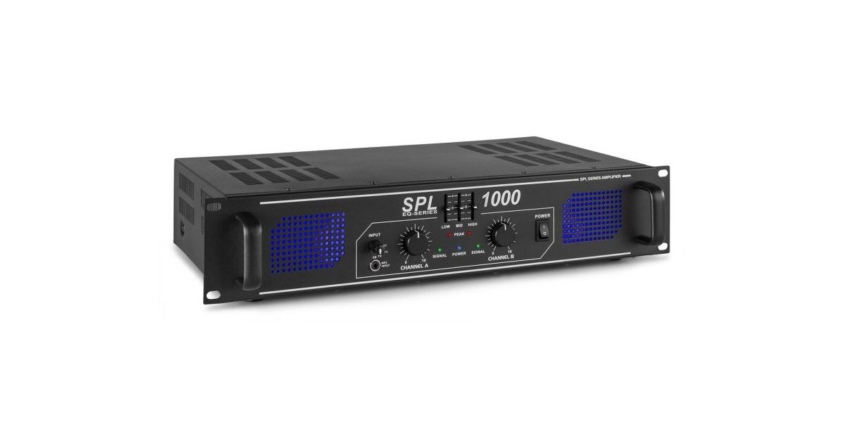 Pojačalo SPL-1000 2x 250W na 8 Ohm s bojom tona SKYTEC | Cijena | Hrvatska