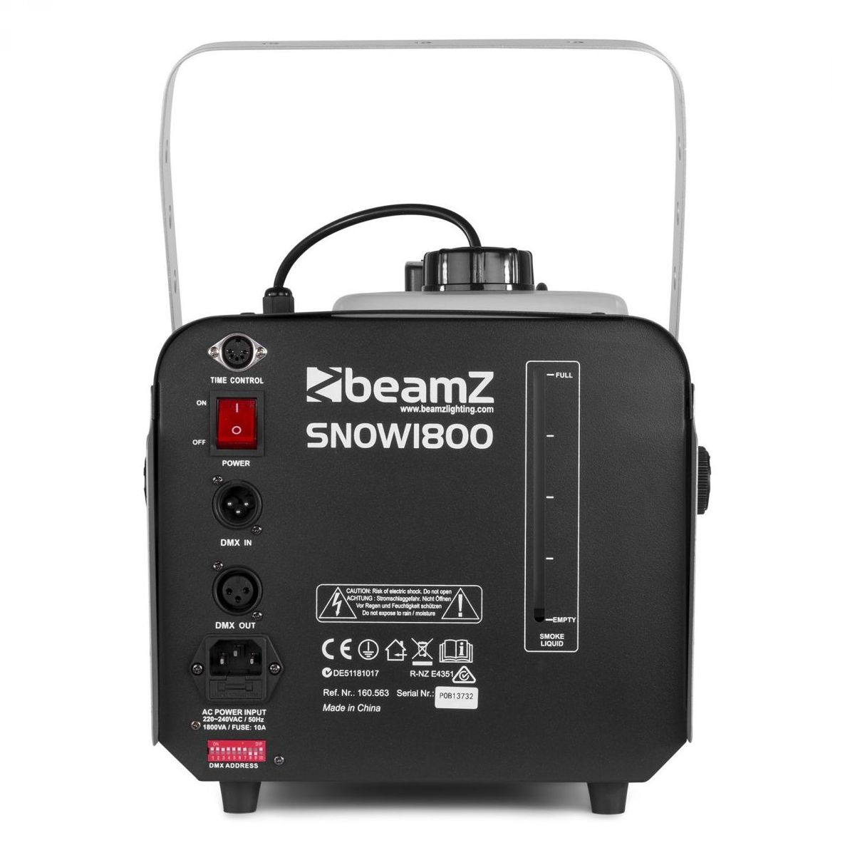 Snow Machine uređaj za snijeg 1800W DMX BeamZ | Cijena | Hrvatska